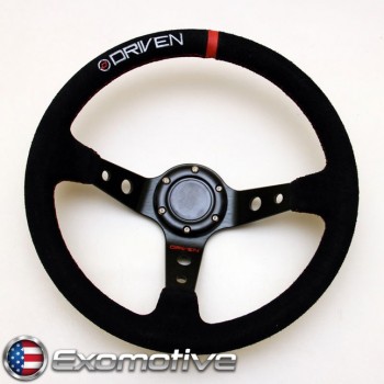 Driven 13.5″ Deep Dish Steering Wheel | Exomotive - US Manufacturer of ...