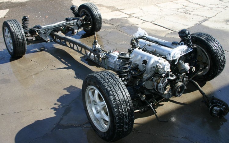 Mating the Exocet chassis to the Miata drivetrain | Exomotive - US ...