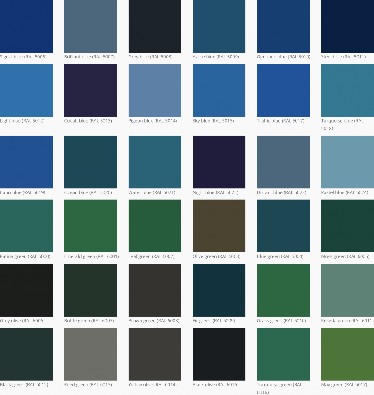 Exocet Color Choices | Exomotive - US Manufacturer of Exocars & Kit Cars